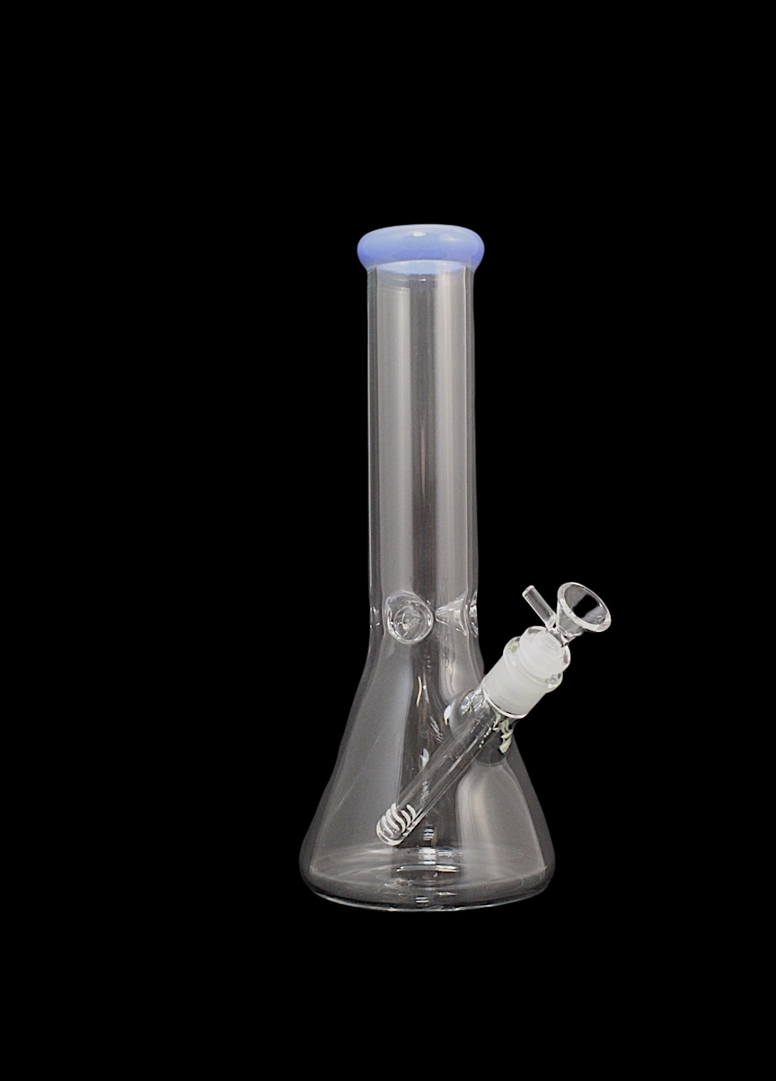THE MIGHTY QUINN - #30 Medium Glass Bong W/ Color Mouthpiece