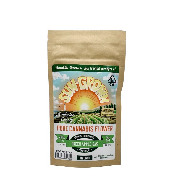 HUMBLE GREENS - Green Apple Gas 1/4 Oz 7G