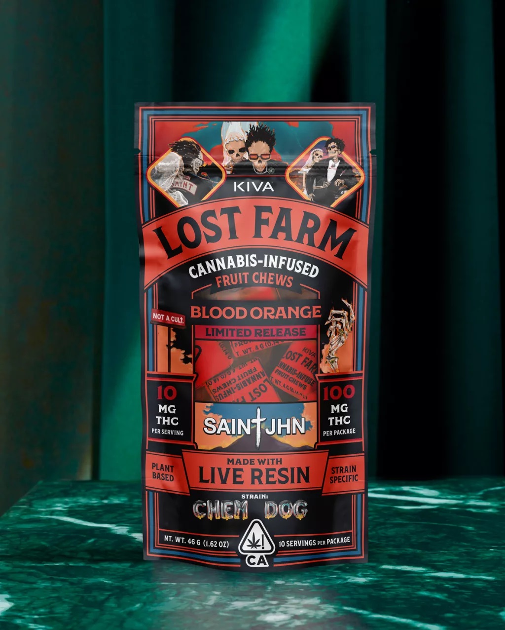 LOST FARM - Blood Orange Chews 100MG