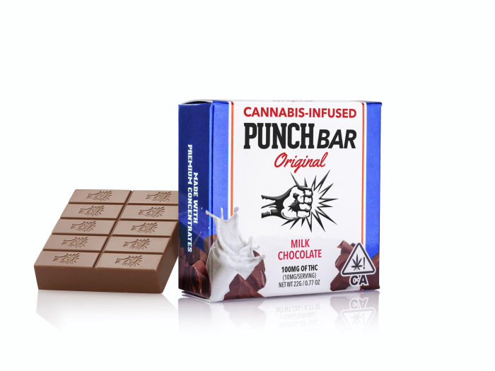 PUNCH EXTRACTS - MILK CHOCOLATE BAR 100MG